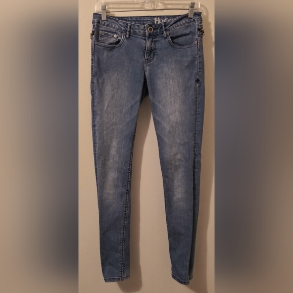Hurley | Jeans | Hurley Jeans Womens 7 Denim 9 Legging Low Rise Zipper ...